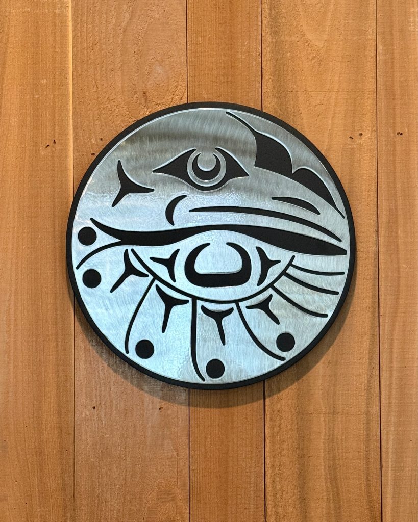 Layered Metal Raven Panel • Spirit Gallery