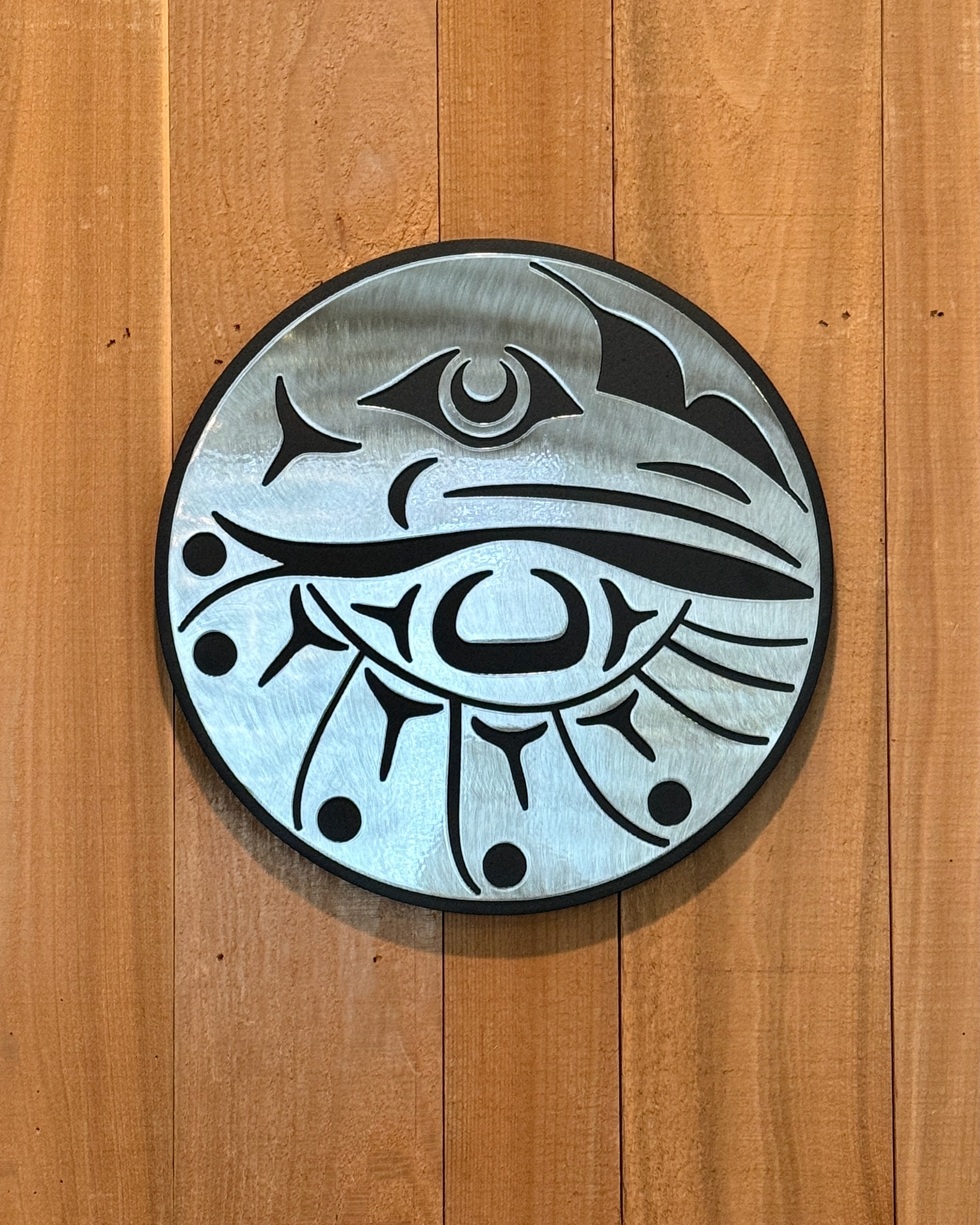 Layered Metal Raven Panel • Spirit Gallery