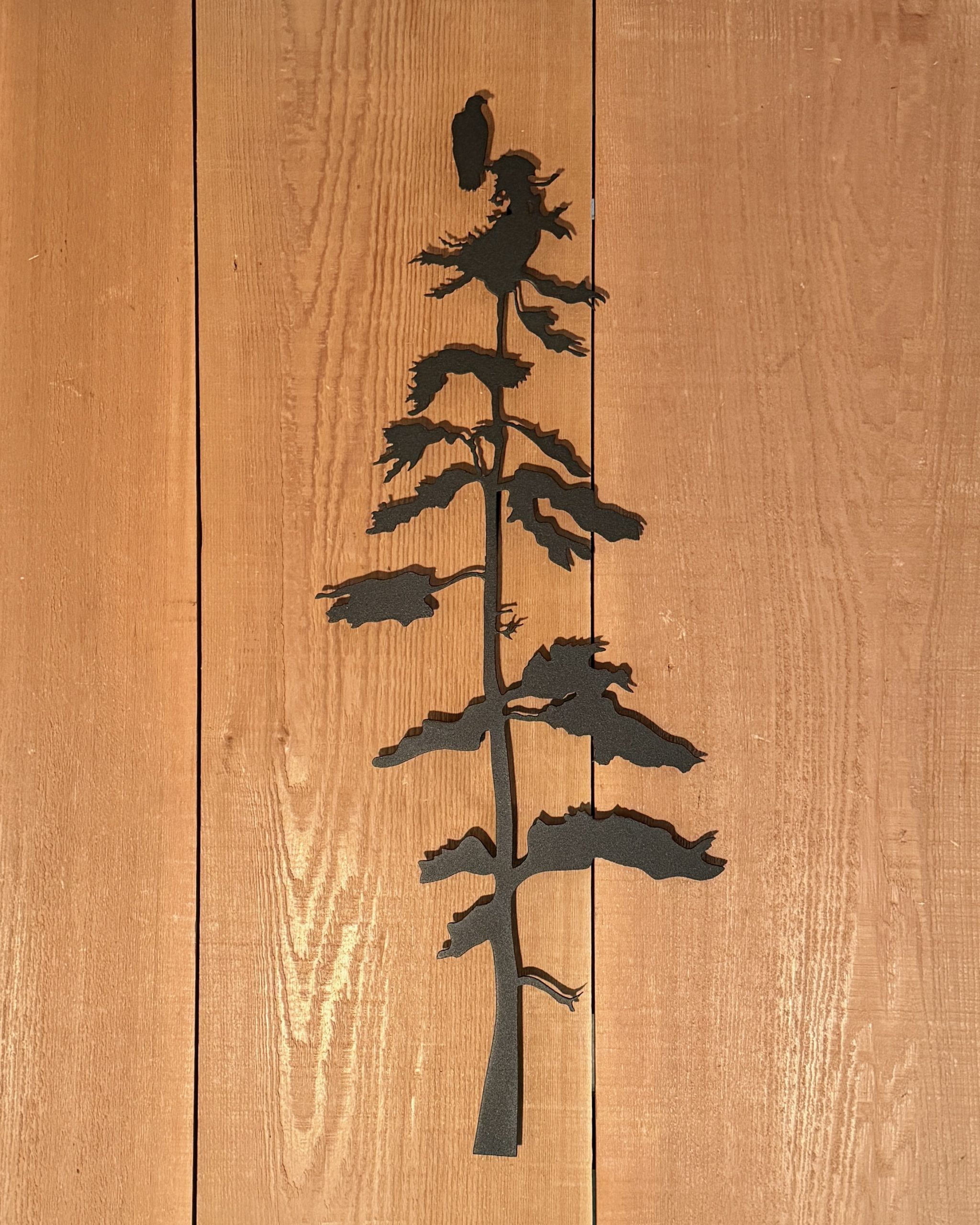 Metal Sitka Tree with Eagle • Spirit Gallery