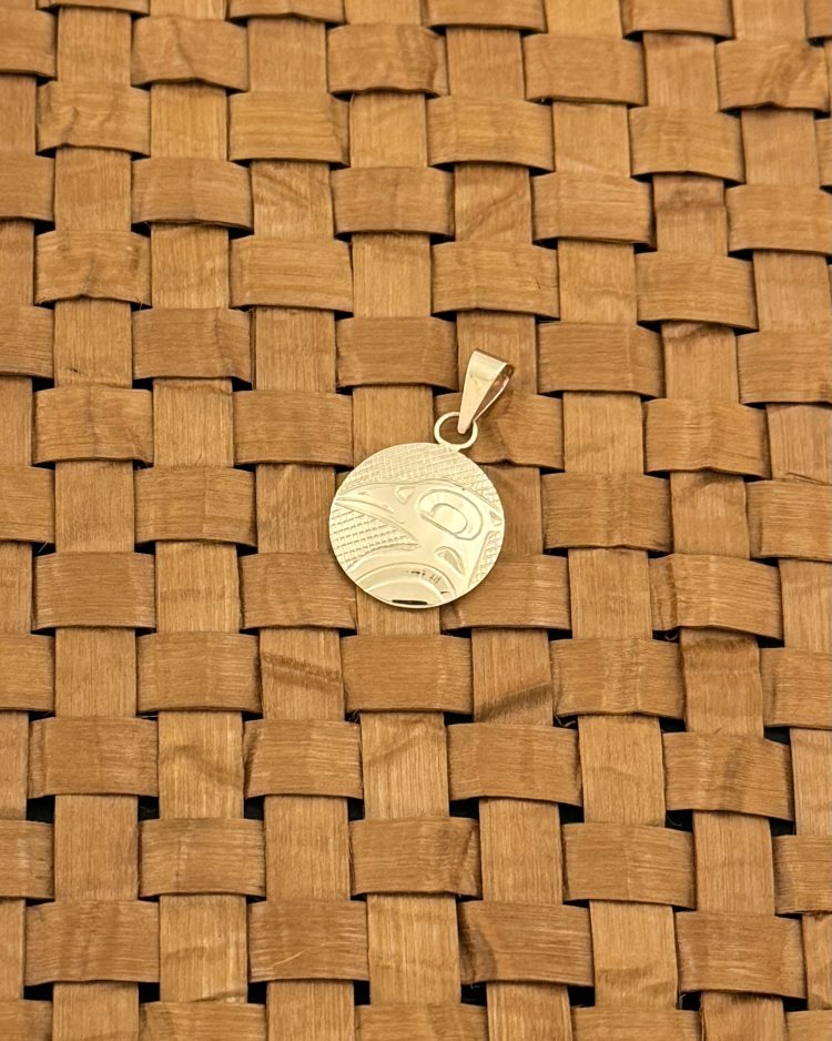 Gold Raven Pendant • Spirit Gallery
