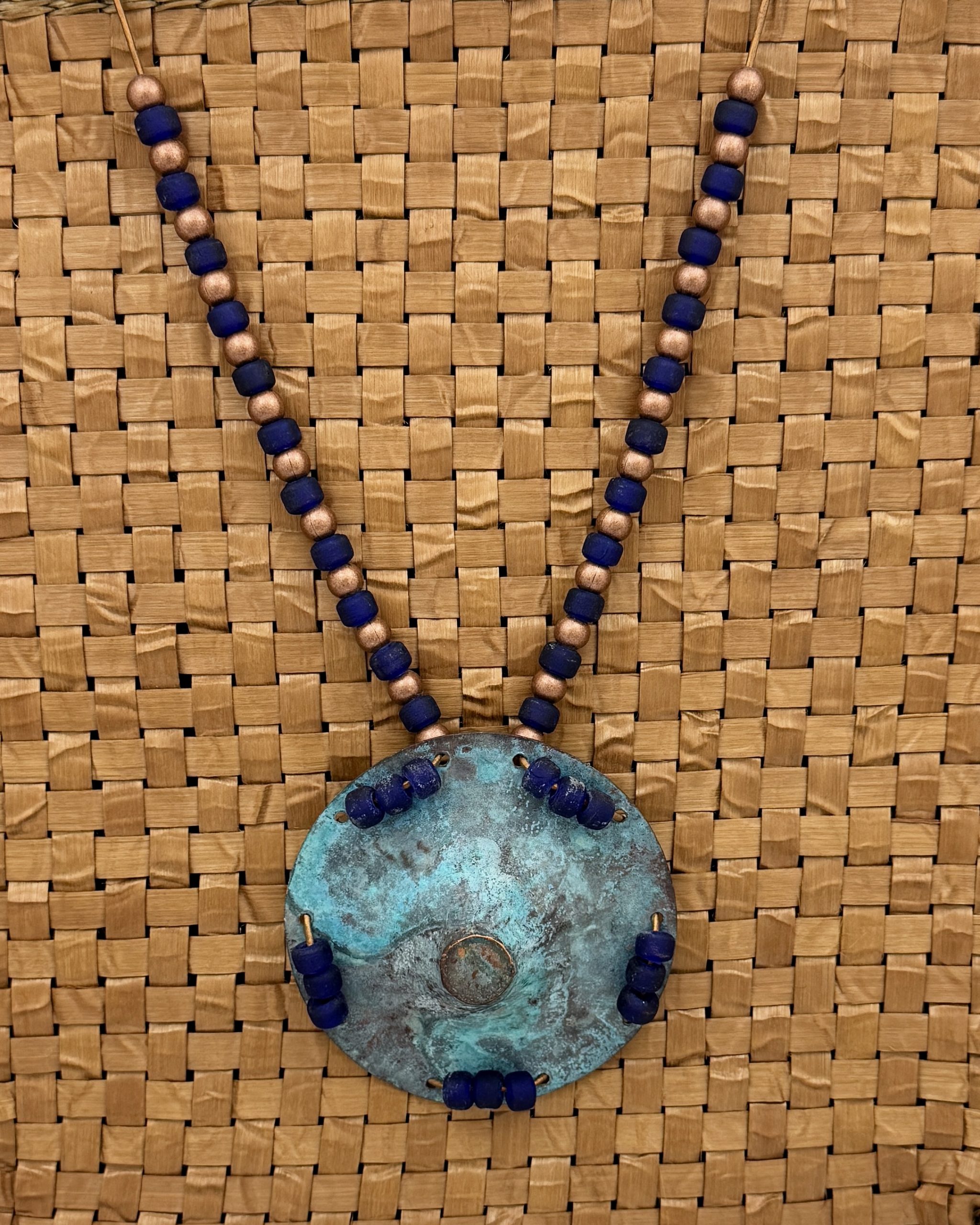 Large Copper Hat Pendant • Spirit Gallery