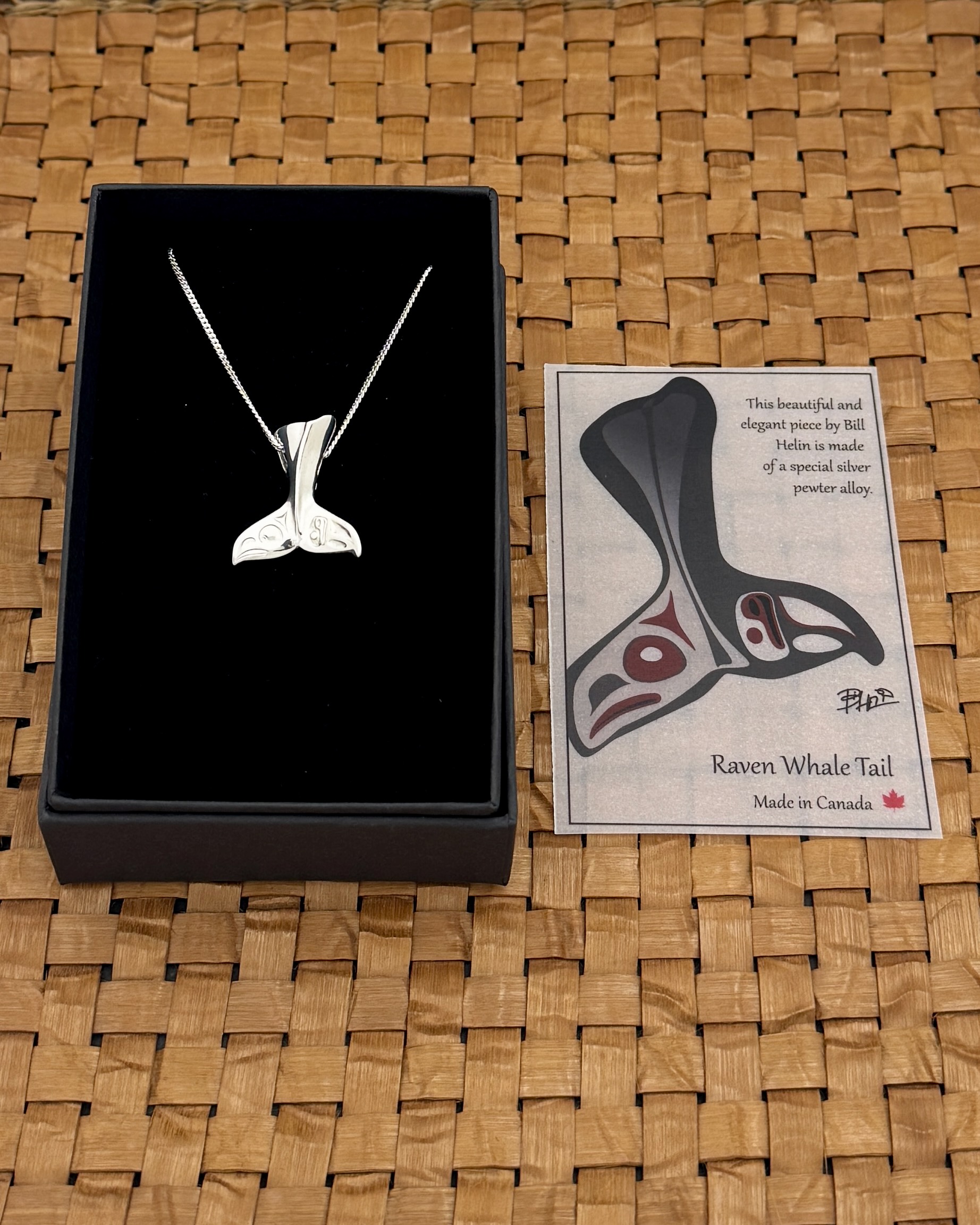 Raven Whale Tail Necklace • Spirit Gallery